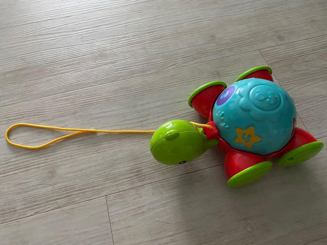 Fisher price pull along turtle, Babies & Kids, Infant Playtime on Carousell