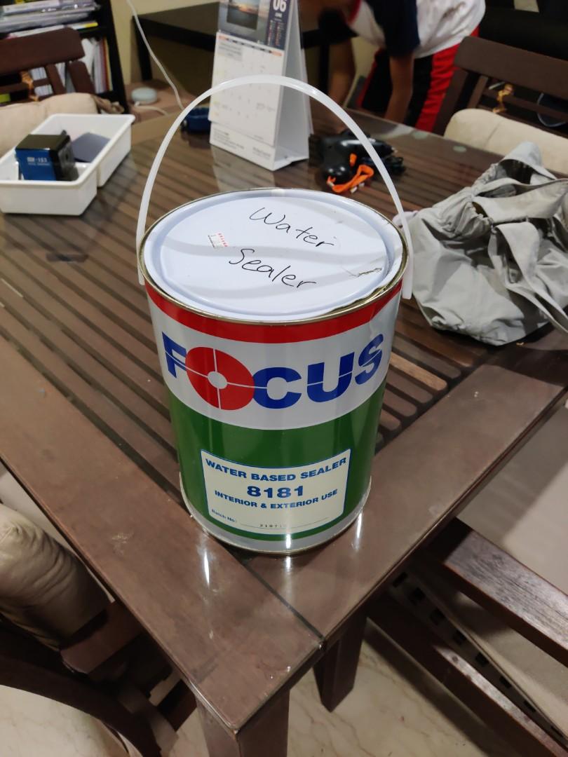 Focus Paint Primer Selaer Water Based, Furniture & Home Living, Home ...