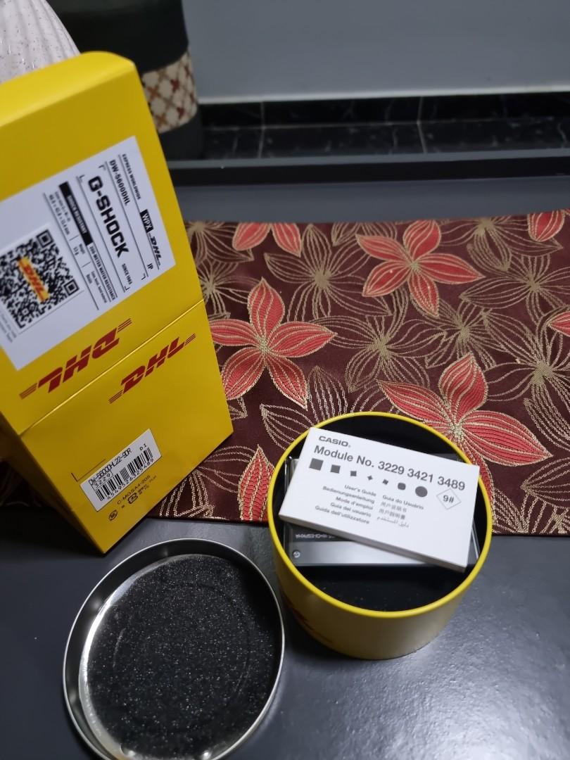 G Shock DHL Limited Edition Watch, Men's Fashion, Watches & Accessories ...