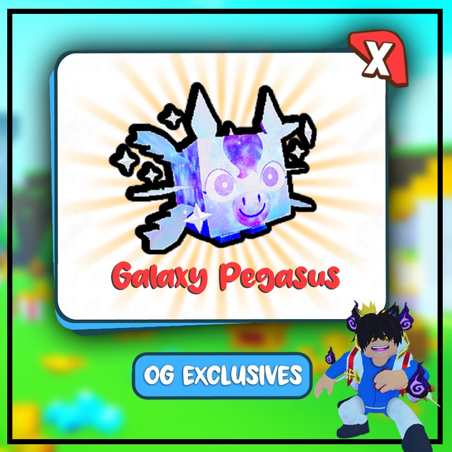 Galaxy Pegasus OG Exclusives Pet Simulator X, Video Gaming, Gaming ...