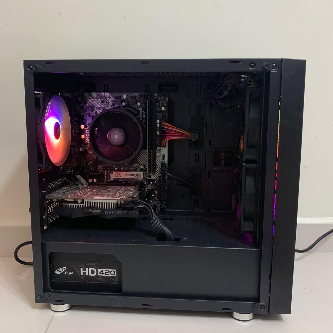 Gaming PC Desktop (Ryzen 3 3100, GTX1650 Super, 8GB RAM, 250GB SSD ...