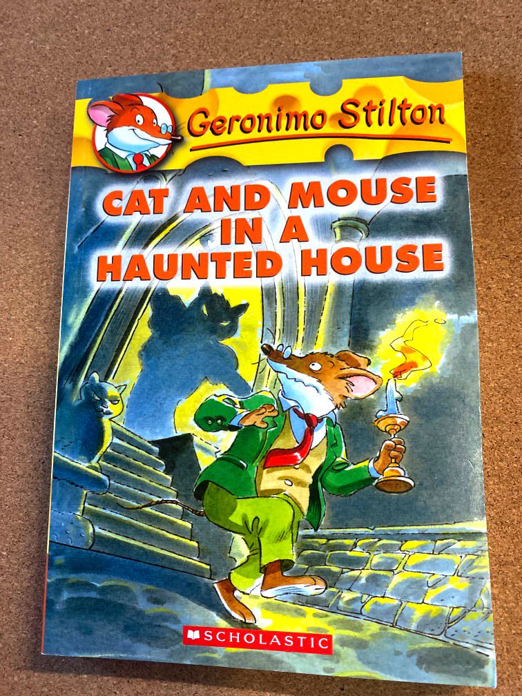 Geronimo Stilton Cat and Mouse in a haunted house, 興趣及遊戲, 書本 & 文具, 小說 ...