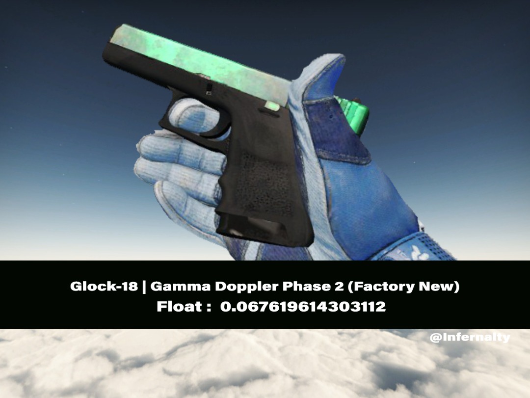 Glock-18 Gamma Doppler Phase 2 FN CSGO SKINS KNIVES, Video Gaming ...
