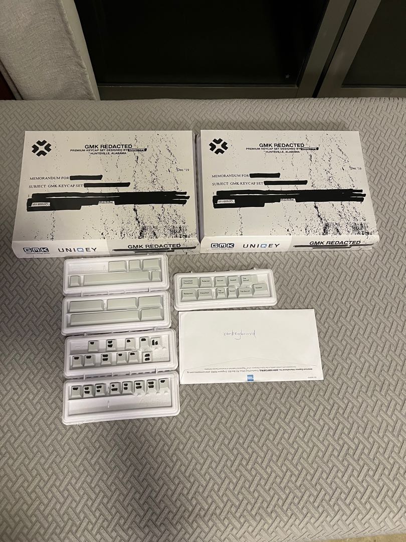 GMK Redacted and child kits, Computers & Tech, Parts & Accessories ...