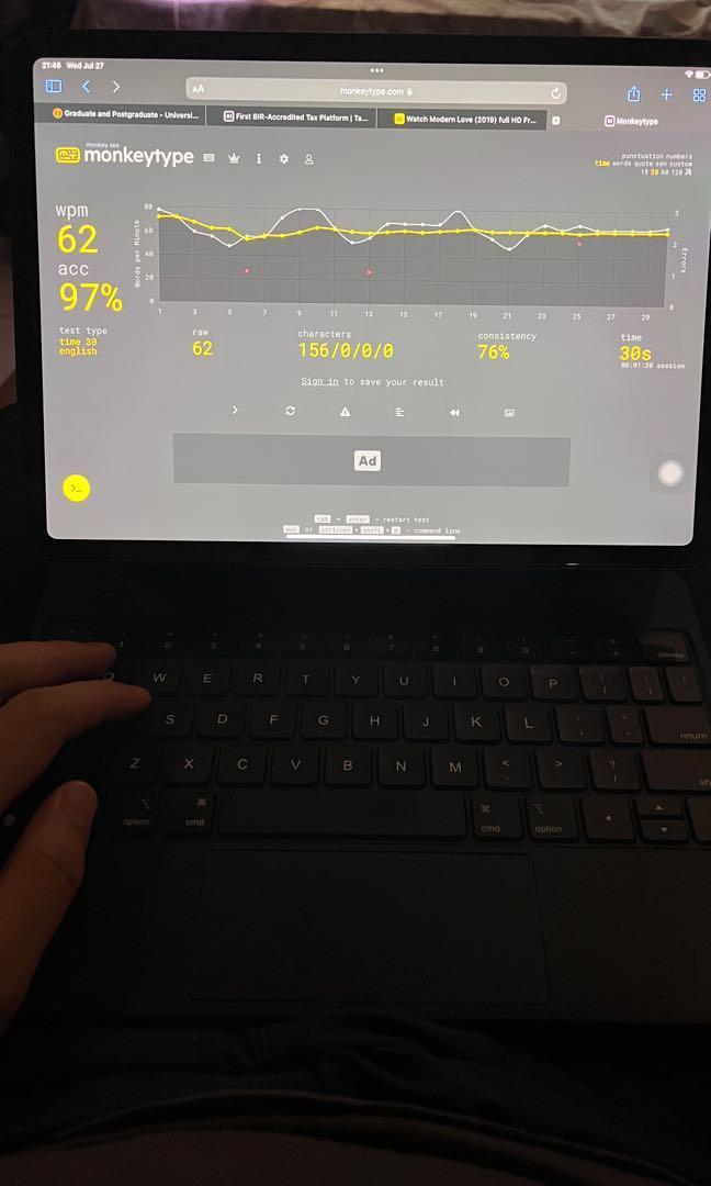 Goojodoq 2nd Gen Magic Keyboard for iPad Air/Pro 11inch, Computers ...