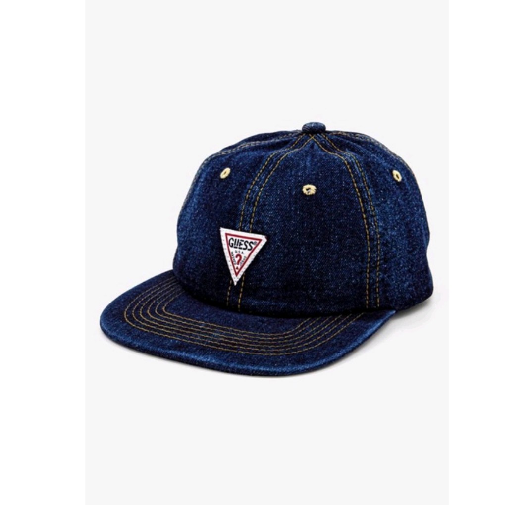 Guess men's denim cap, navy, Men's Fashion, Watches & Accessories, Caps ...