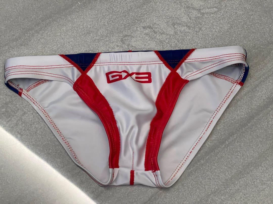 GX3 White Bikini Swimwear, Men's Fashion, Bottoms, Swim Trunks & Board ...