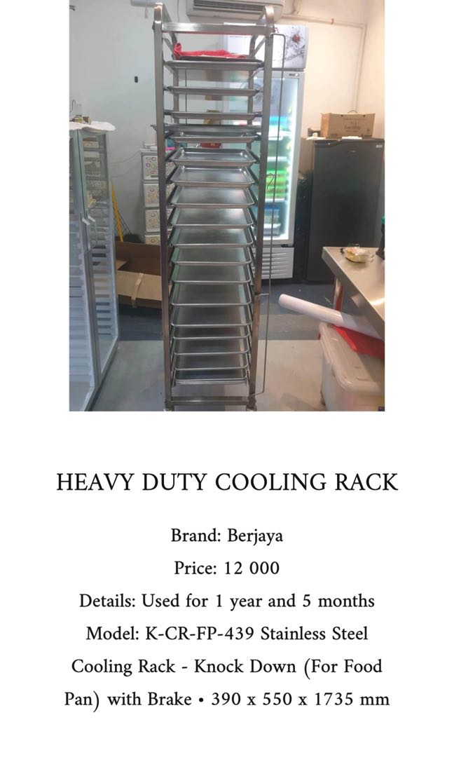 Heavy Duty Cooling Rack, Furniture & Home Living, Kitchenware ...