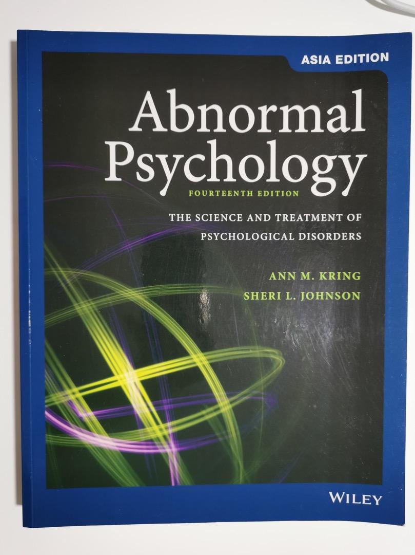 HP2700 TEXTBOOK: Abnormal Psychology (14th Edition), Hobbies & Toys ...
