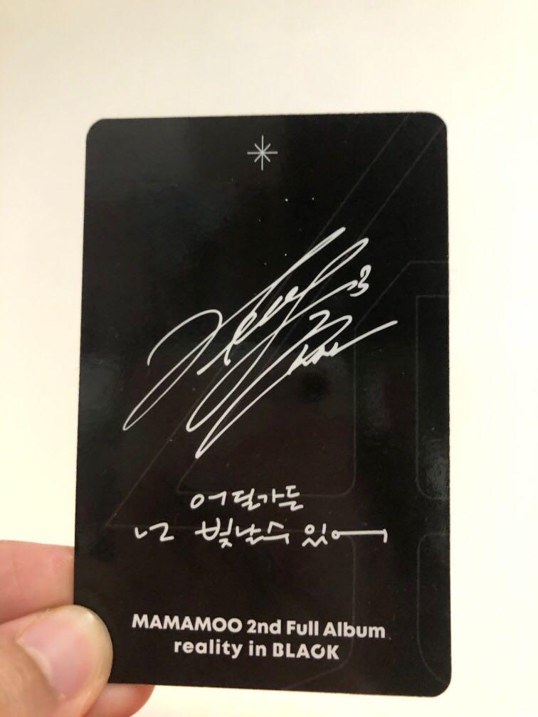 Hwasa Photocard, Hobbies & Toys, Memorabilia & Collectibles, K-Wave on ...