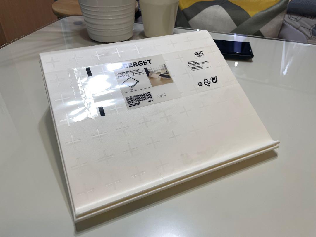 IKEA ISBERGET Tablet Stand, 25 x 25 white, Furniture & Home Living ...