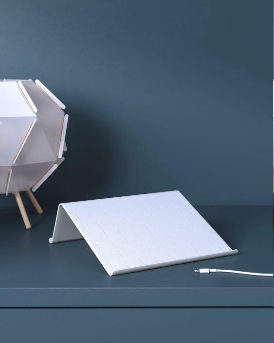 IKEA ISBERGET Tablet Stand, 25 x 25 white, Furniture & Home Living ...