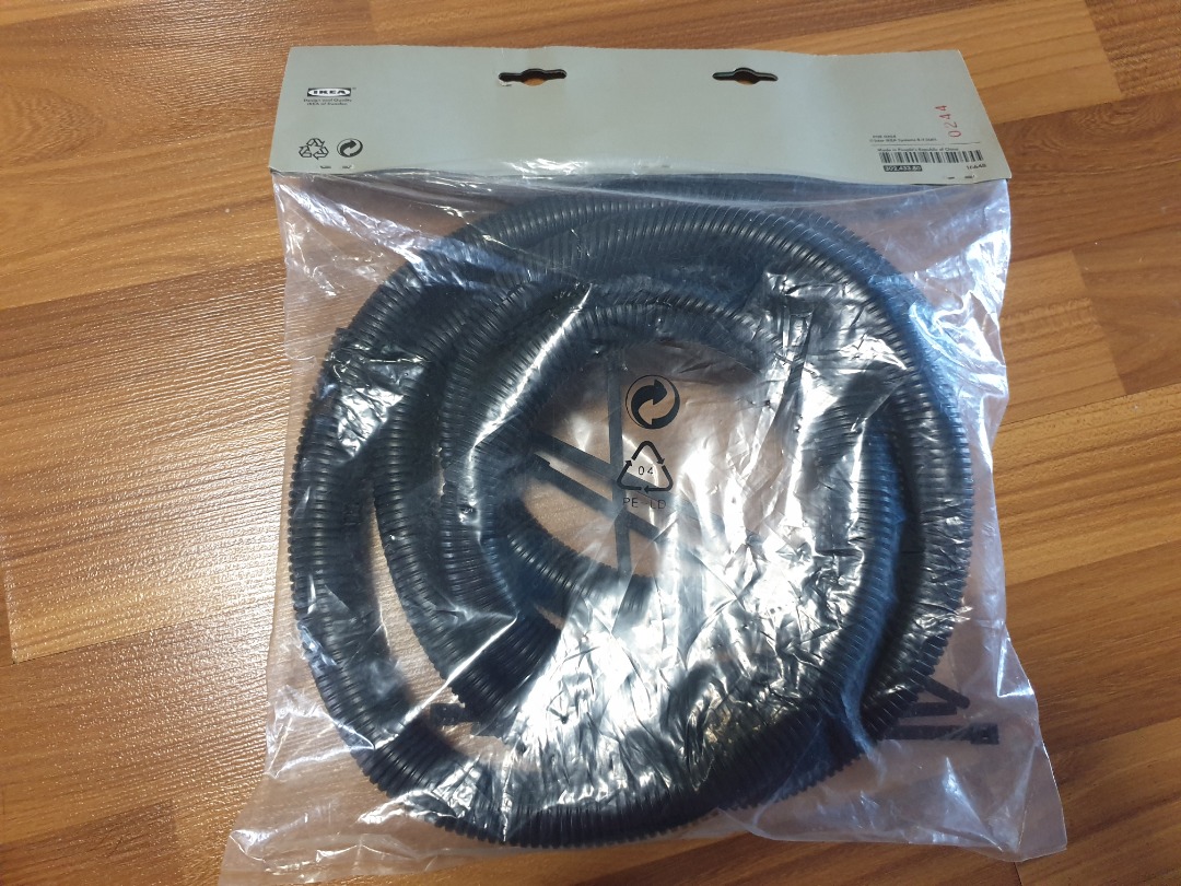 IKEA MONTERA 2.5m Cable Organiser Black, Computers & Tech, Parts ...