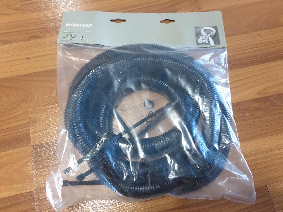 IKEA MONTERA 2.5m Cable Organiser Black, Computers & Tech, Parts ...