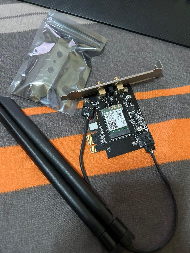 INTEL AX200 pcie slot wifi card, Computers & Tech, Parts & Accessories ...