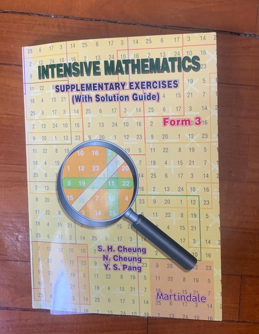 Intensive Mathematics Form 3, 興趣及遊戲, 書本 & 文具, 教科書 - Carousell