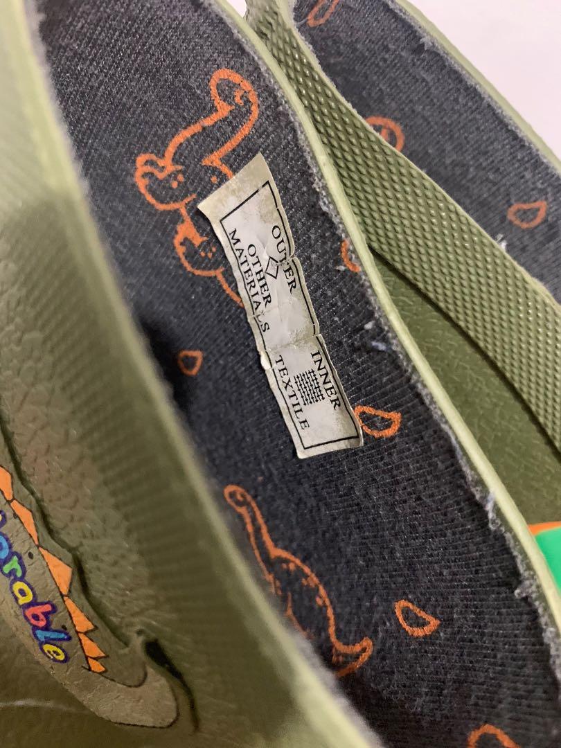 Kidorable Dinosaur Kids Rain boots Size 3, Babies & Kids, Babies & Kids ...