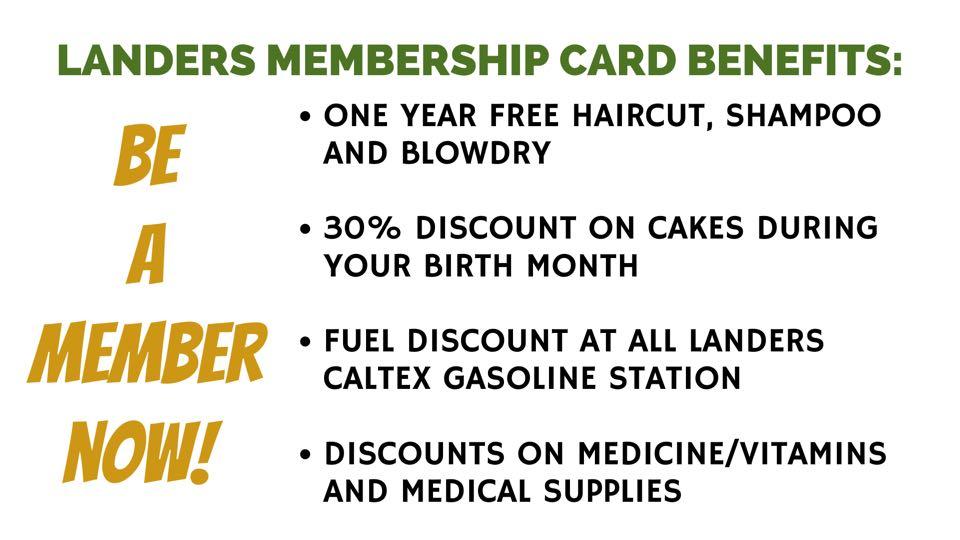 LANDERS SUPERSTORE MEMBERSHIP CARD, Tickets & Vouchers, Vouchers on ...