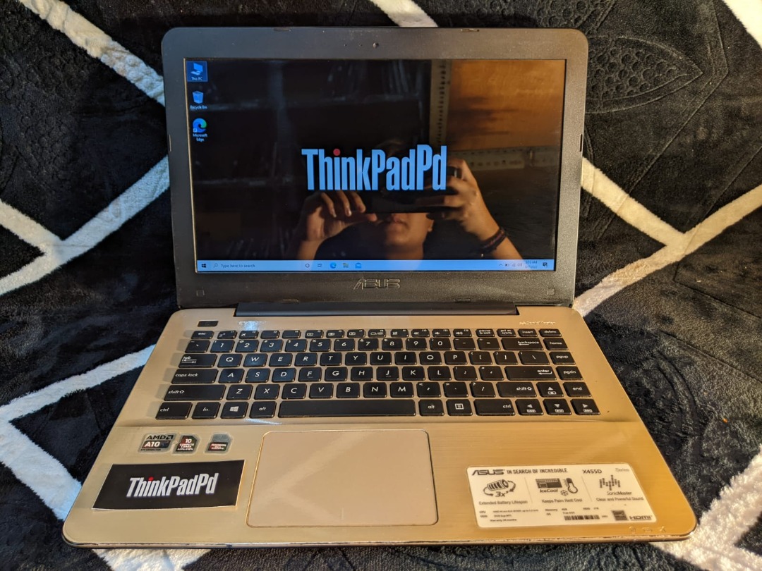 Laptop Gaming Desain Asus X455D AMD A10 8700P Radeon R6 Mulus ...