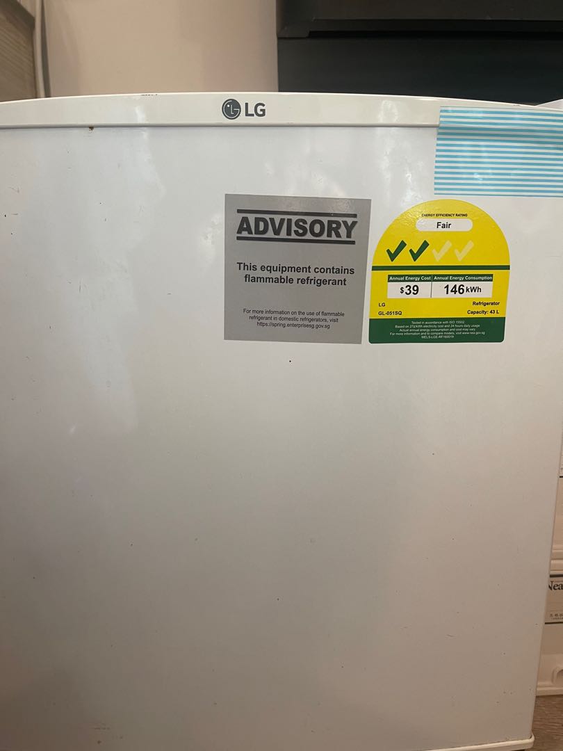 LG Mini Fridge, TV & Home Appliances, Kitchen Appliances, Refrigerators ...