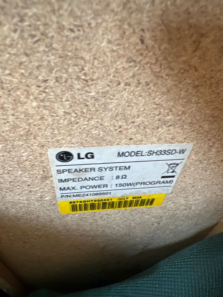 LG speaker, Audio, Soundbars, Speakers & Amplifiers on Carousell