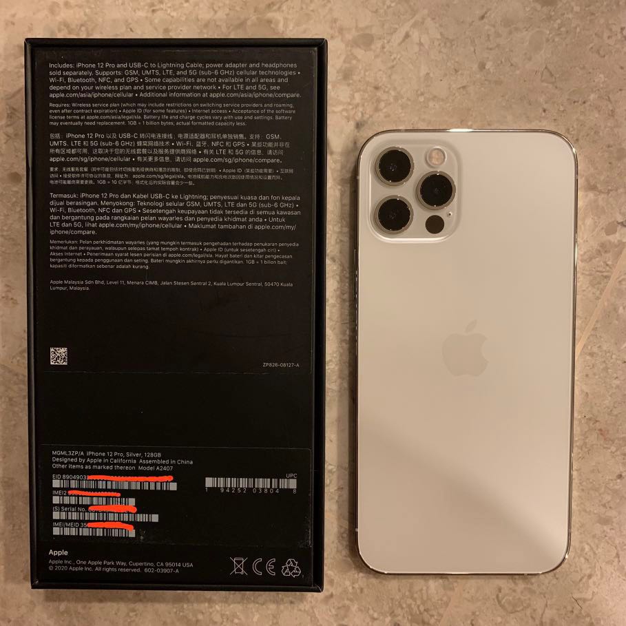 iPhone 12 Pro (Silver, 128gb), Mobile Phones & Gadgets, Mobile Phones ...