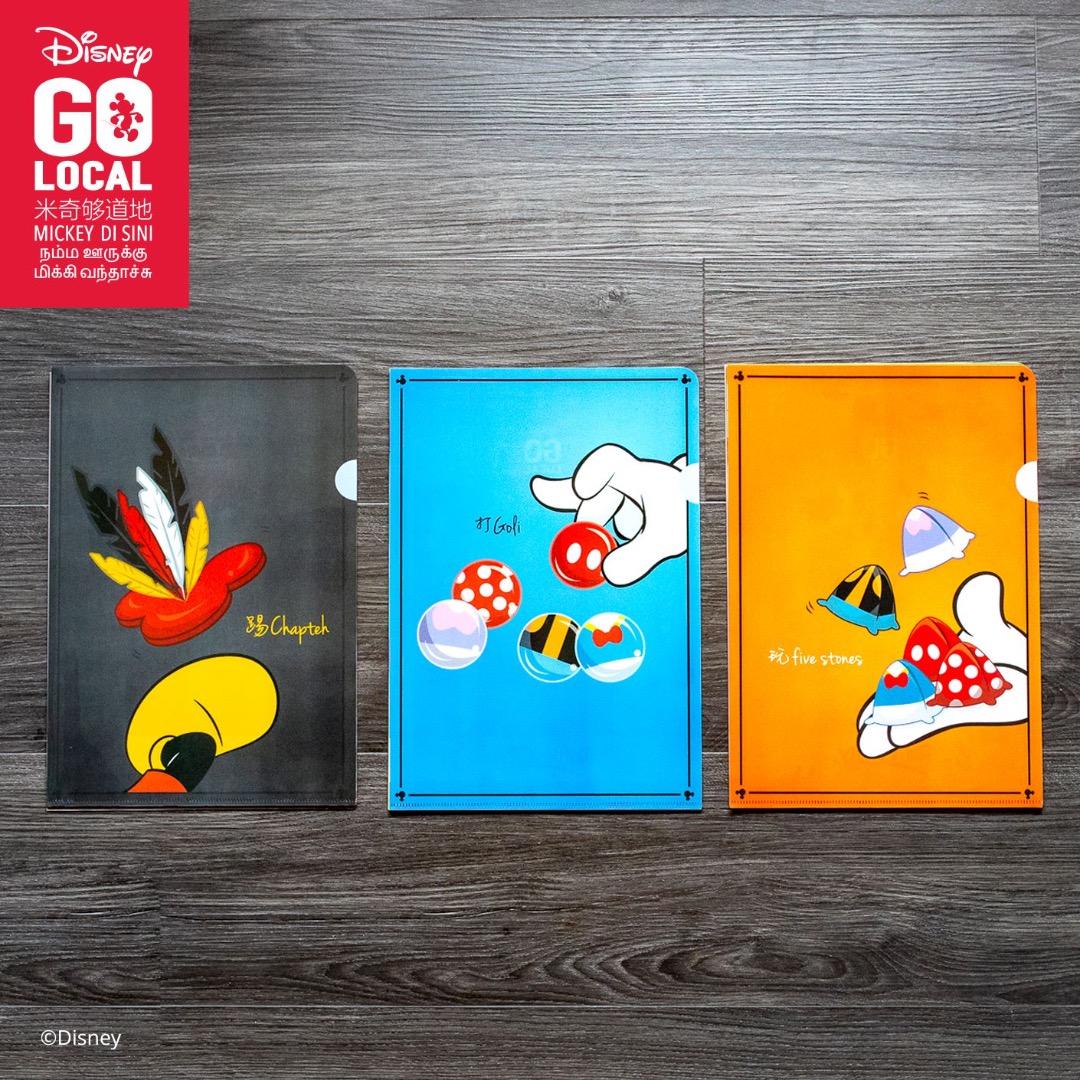 Limited Edition Disney’s Mickey Go Local L-shape Folders, Hobbies ...