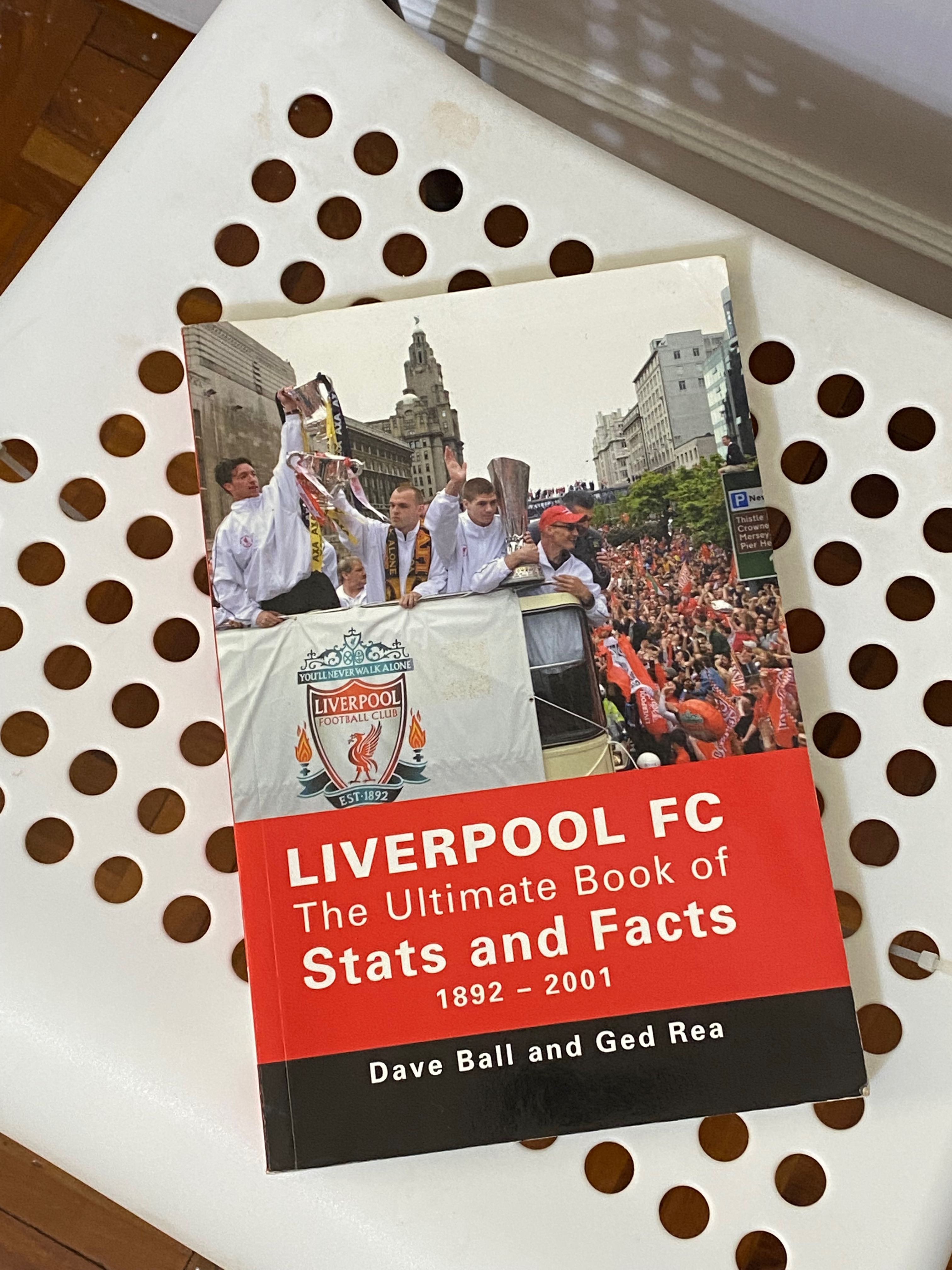 Liverpool FC The Ultimate Book of Stats and Facts 1892-2001 by Dave ...