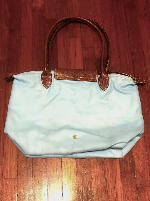 Longchamp Baby Blue Le Pliage Bag, Women's Fashion, Bags & Wallets ...