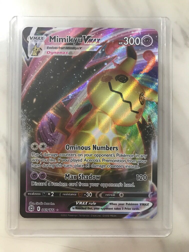 Mimikyu Vmax for sale, Hobbies & Toys, Toys & Games on Carousell