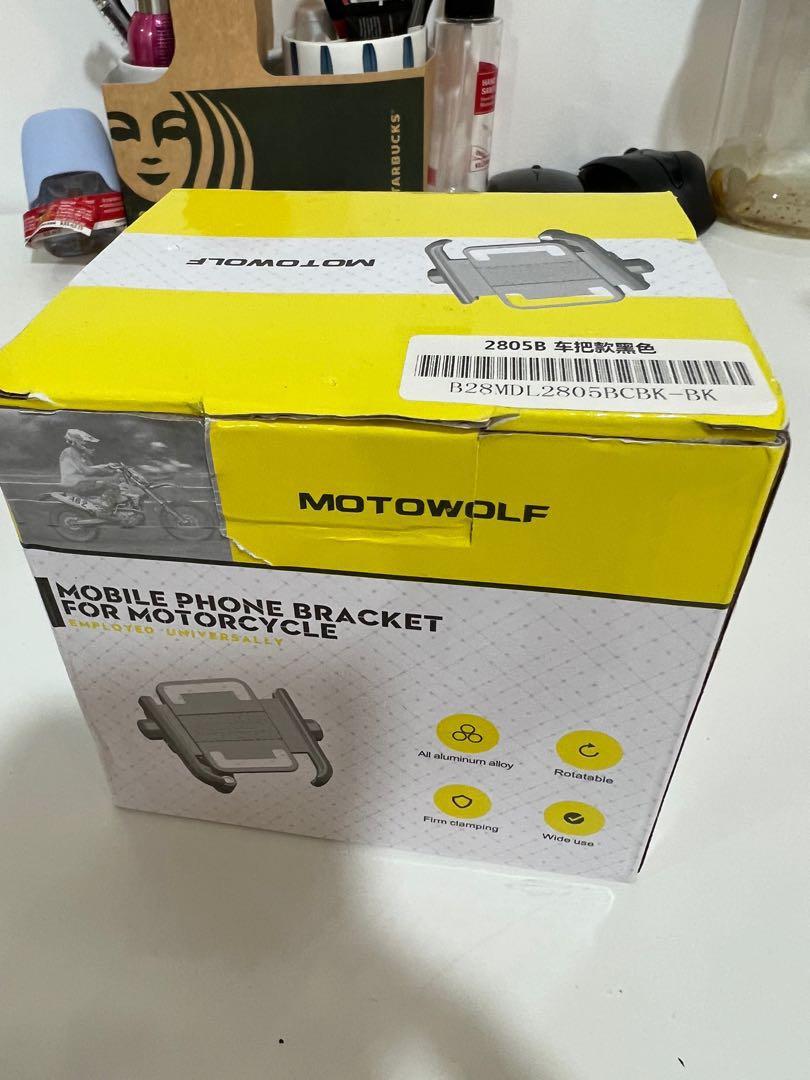 MOTOWOLF Phone Holder Motorcycle with FREE Disc Lock, Motorbikes on ...