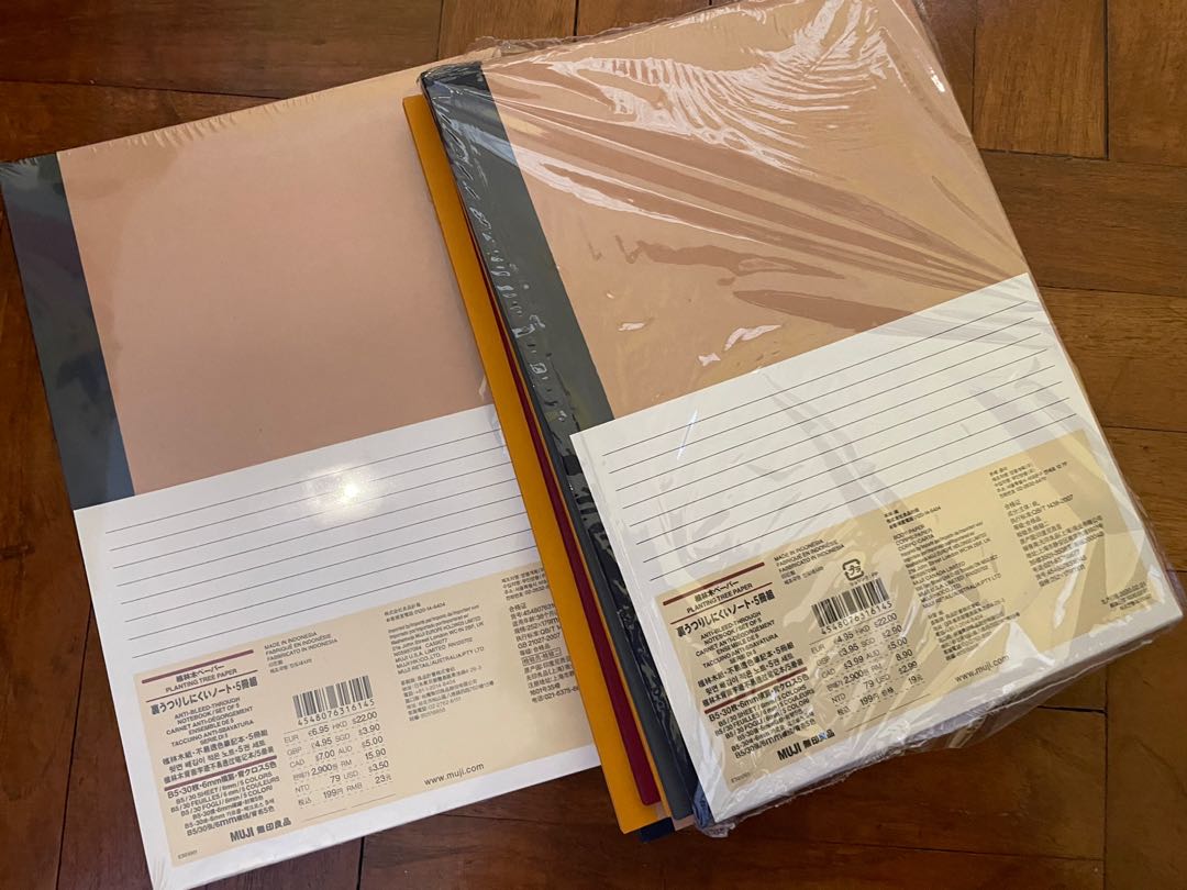 MUJI notebooks, Hobbies & Toys, Stationery & Craft, Other Stationery ...