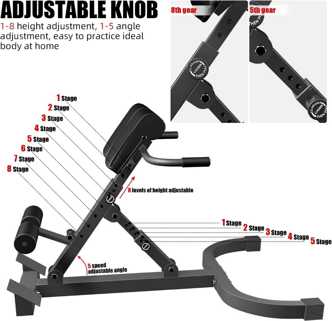 Multi-Functional Bench for Full All-in-One Body Workout – Hyper Back ...