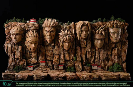 Naruto - Stone Studio Naruto WCF Hidden Leaf Village Hokage Rock ...