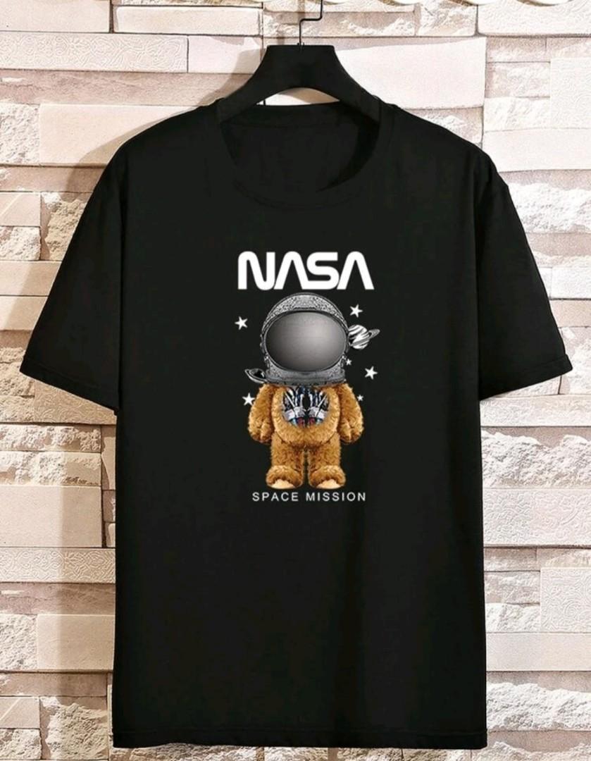 NASA Bear Oversize Shirt Unisex, Women's Fashion, Tops, Shirts on Carousell