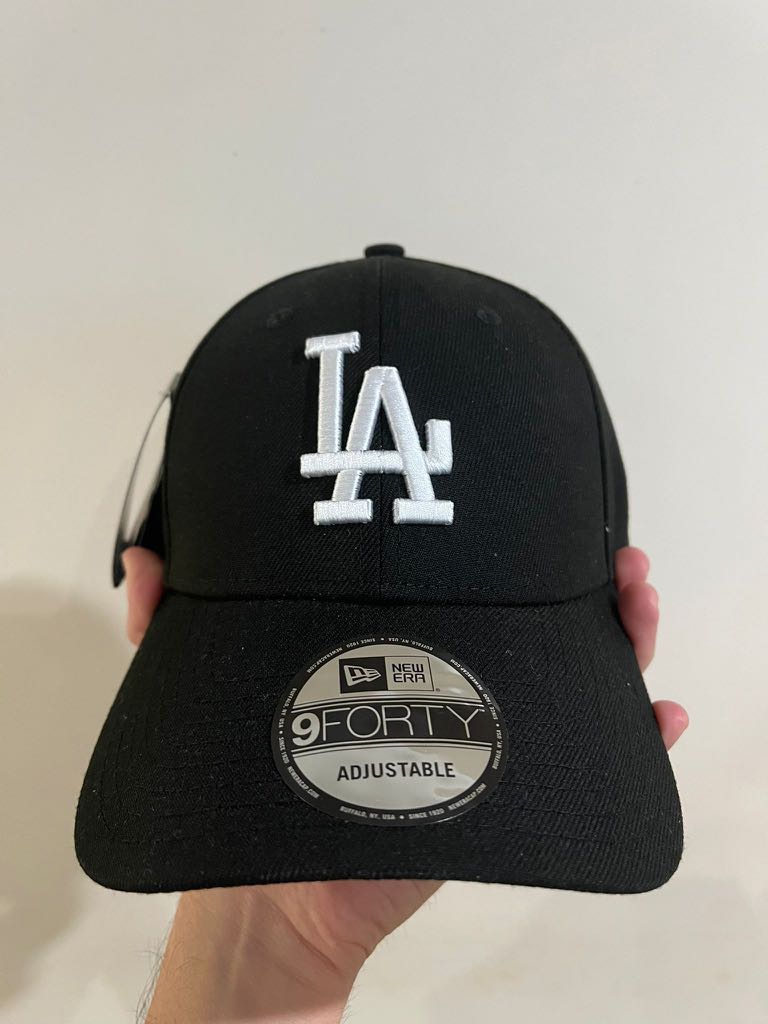 NEW ERA LA LOGO BLACK CAP, Men's Fashion, Watches & Accessories, Caps ...