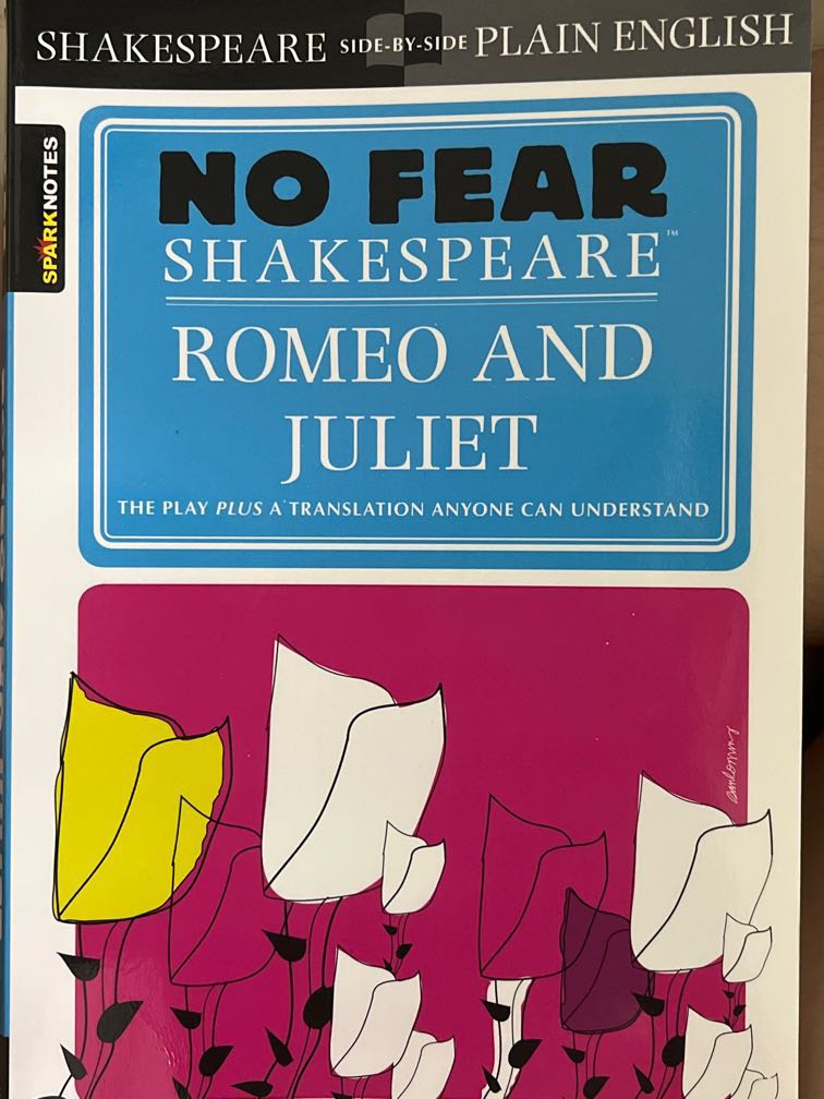 No Fear Shakespeare|Romeo and Juliet, 興趣及遊戲, 書本 & 文具, 小說 & 故事書 - Carousell
