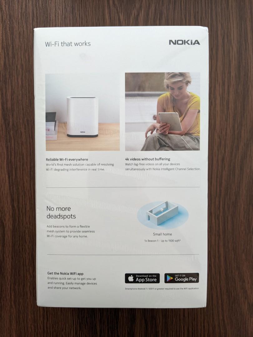 Nokia Beacon 1 Mesh system (2 units), Computers & Tech, Parts ...