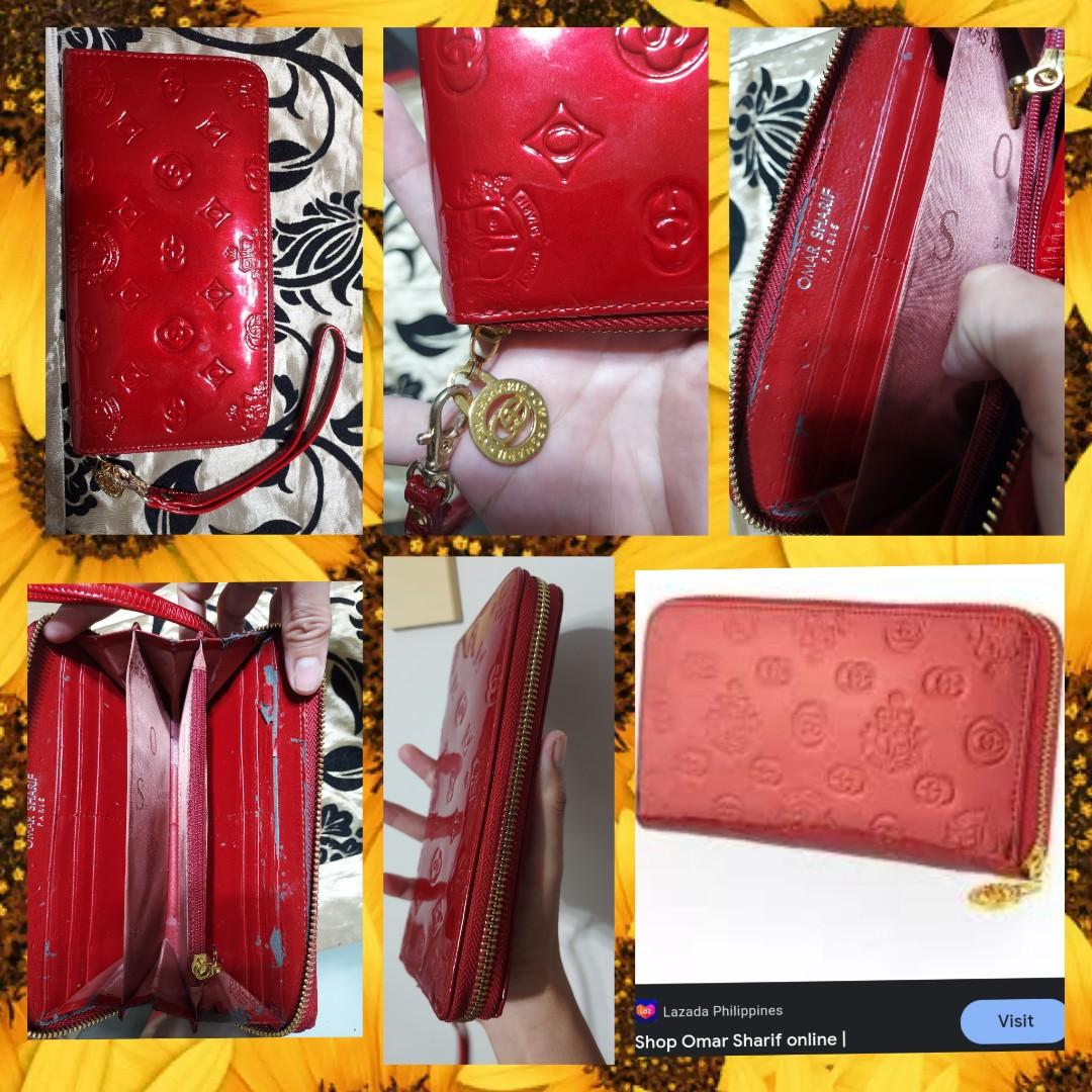 Omar Sharif Long Patent Leather Wallet, Women's Fashion, Bags & Wallets ...