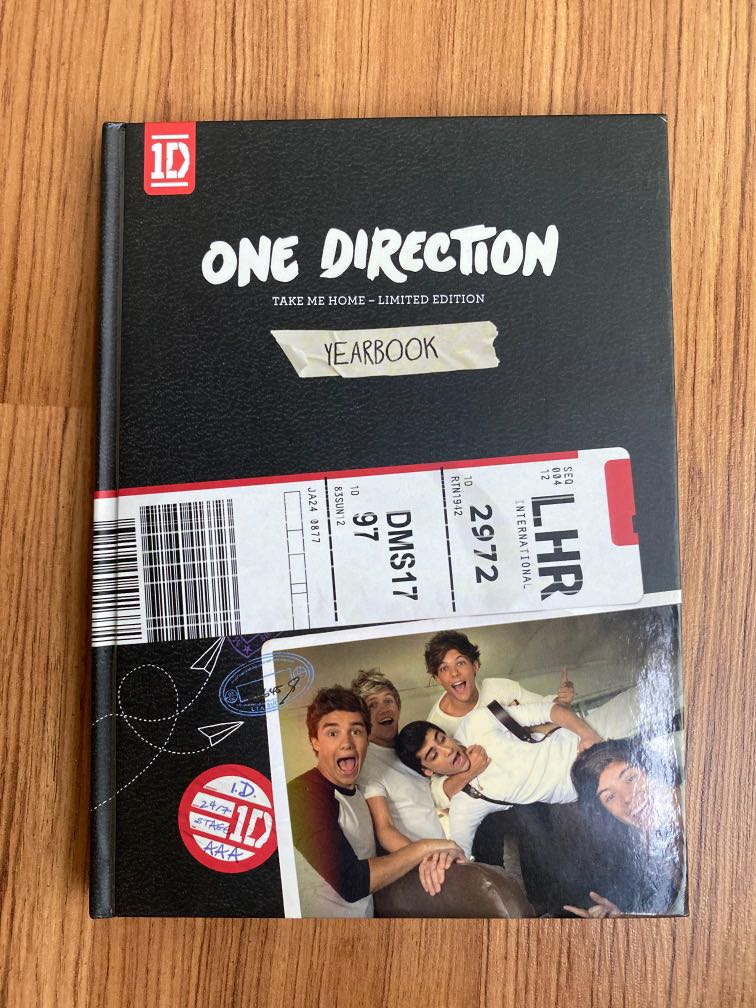 One Direction Take Me Home Yearbook (Limited Edition), Hobbies & Toys ...