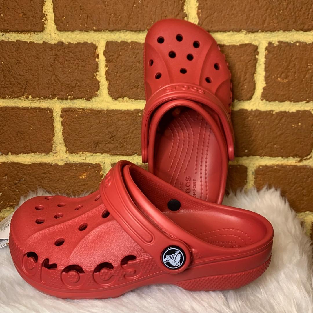 Original Crocs Baya Clog Pepper J3, Women's Fashion, Footwear, Slippers and slides on Carousell