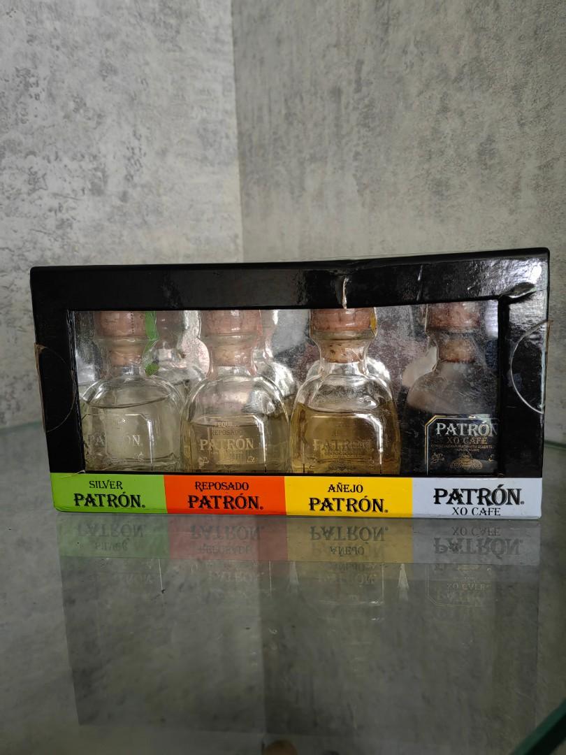 Patron Mini - 4 set Tequila, Food & Drinks, Beverages on Carousell