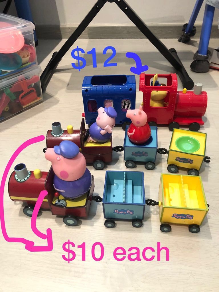 Peppa Pig Grandpa Pig Train Ms Rabbit, Hobbies & Toys, Toys & Games on ...