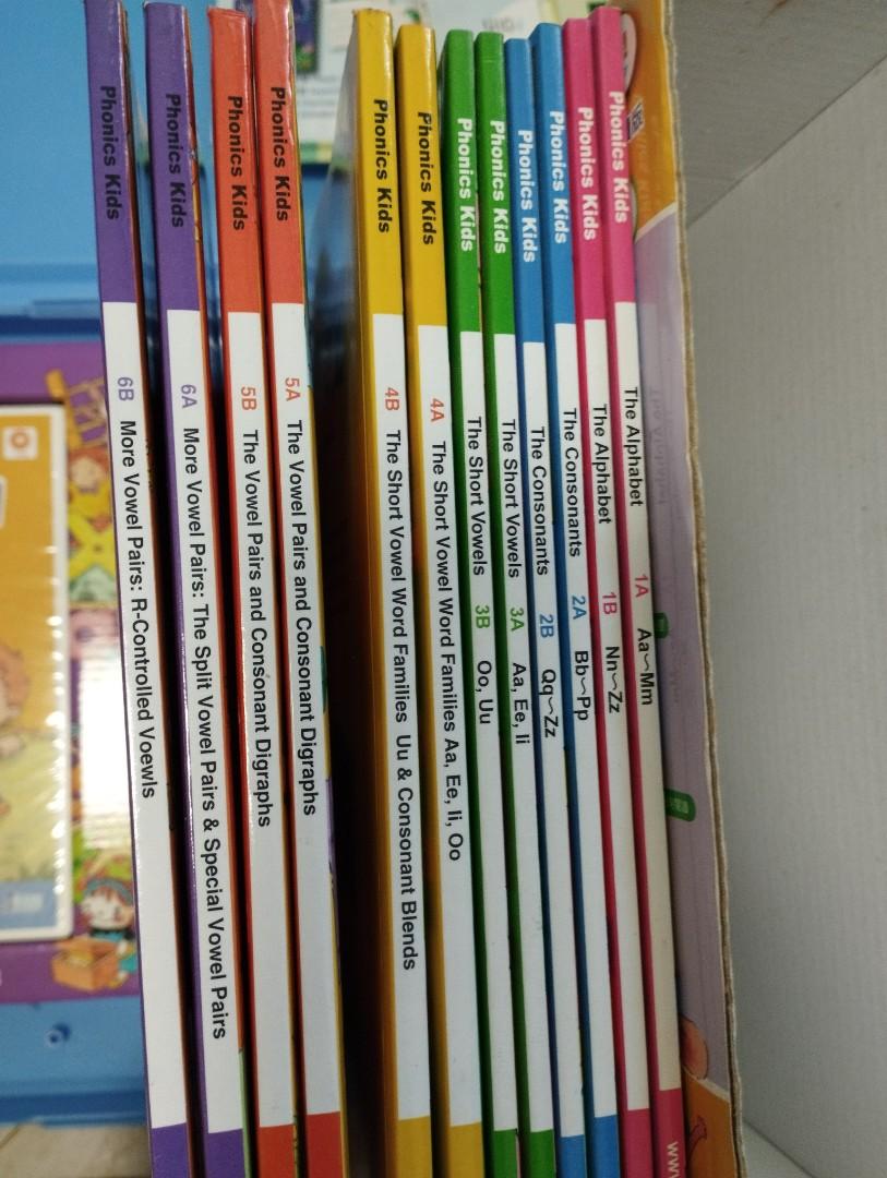 Phonics Kids 1, 1 pen, 6 posters, 12 books,, 興趣及遊戲, 書本 & 文具, 兒童書籍 ...