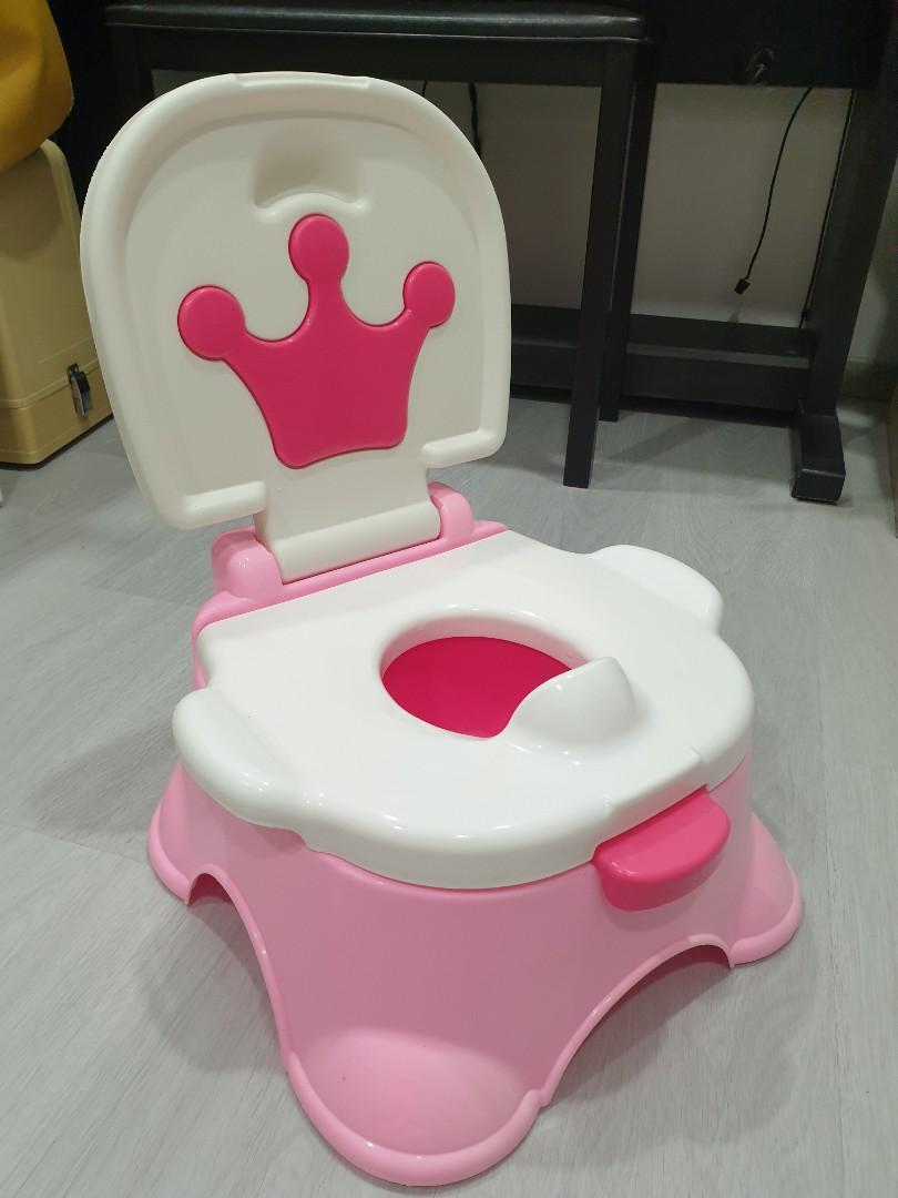 Pink princess potty, Babies & Kids, Bathing & Changing, Toilet Training ...