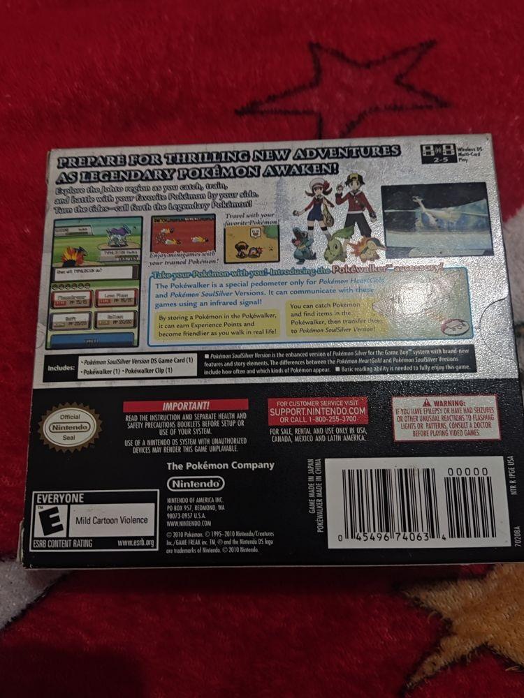 Pokemon Soul Silver Pokewalker Edition [US] (CIB) POKEWALKER NOT ...