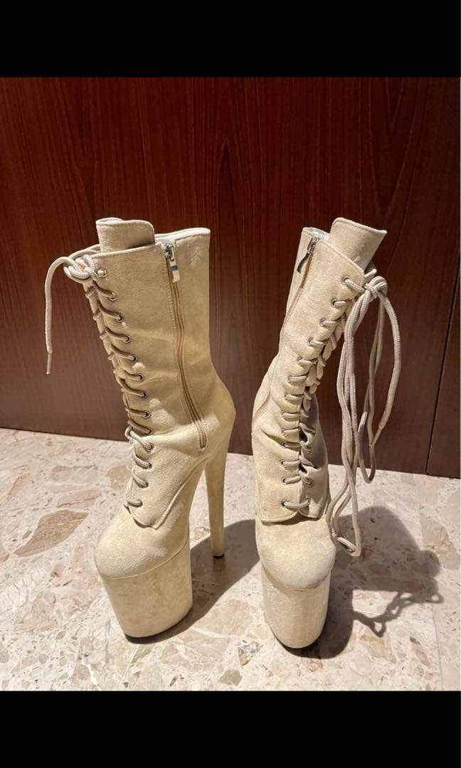 Pole Pleaser 8 inch, Women's Fashion, Footwear, Heels on Carousell