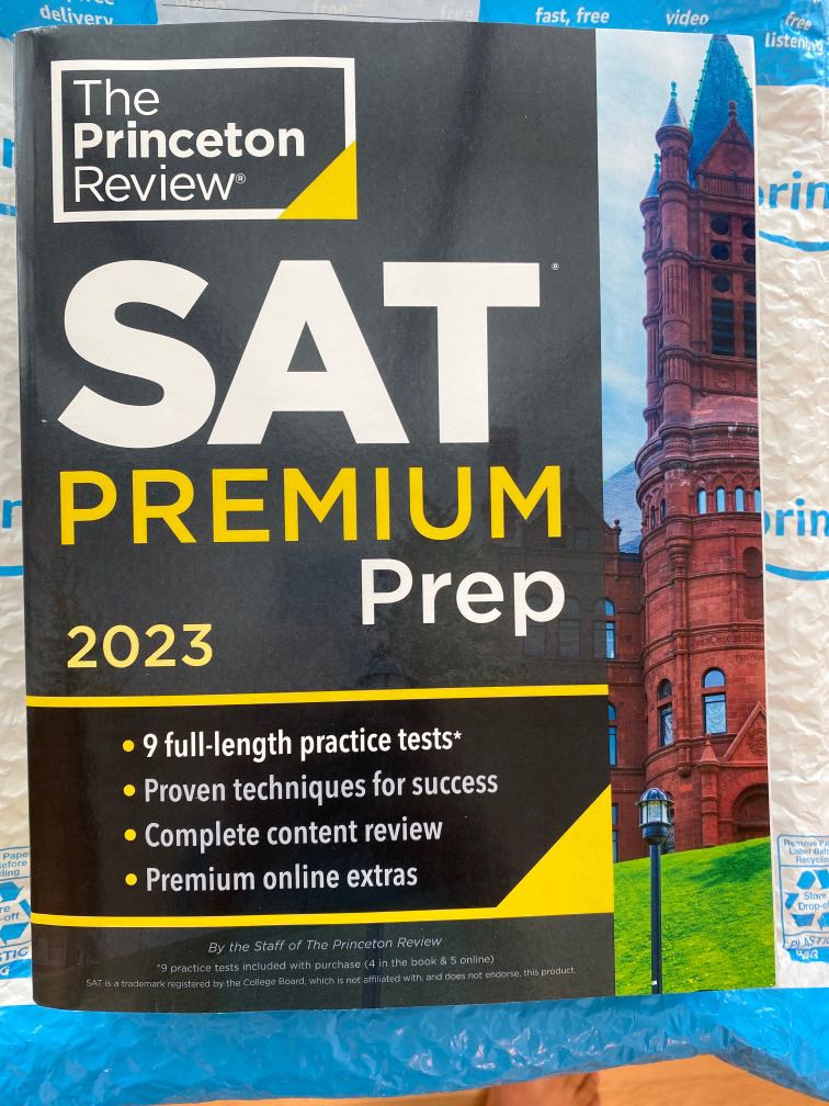 Princeton Review SAT Premium Prep, 2023: 9 Practice Tests + Review ...