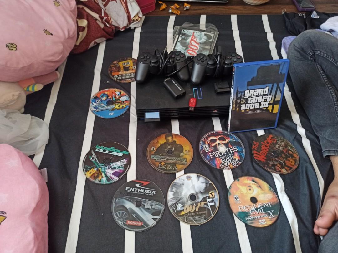 ps2 fat limited edition, free cd and pendrive, Video Gaming, Video Game ...