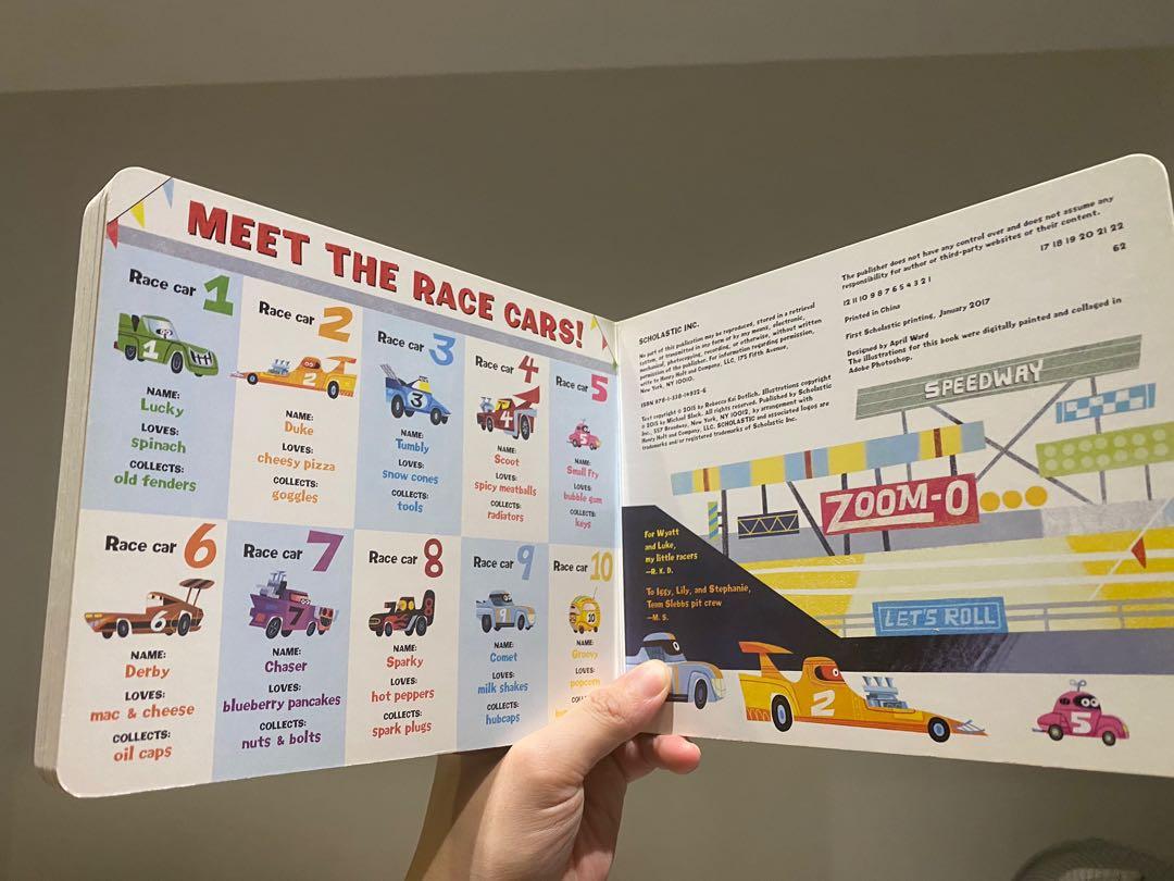 Race Car Counting Book, Hobbies & Toys, Books & Magazines, Children's ...